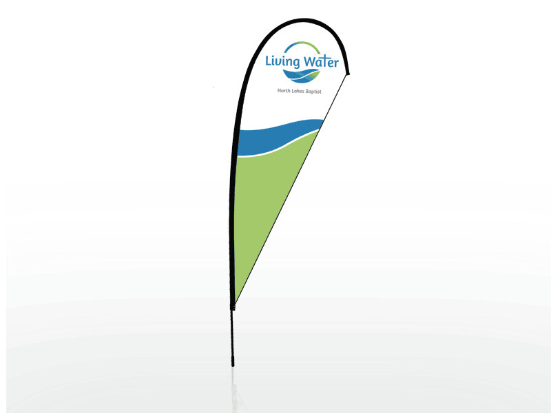 Teardrop Banner – Impact Promotional Products